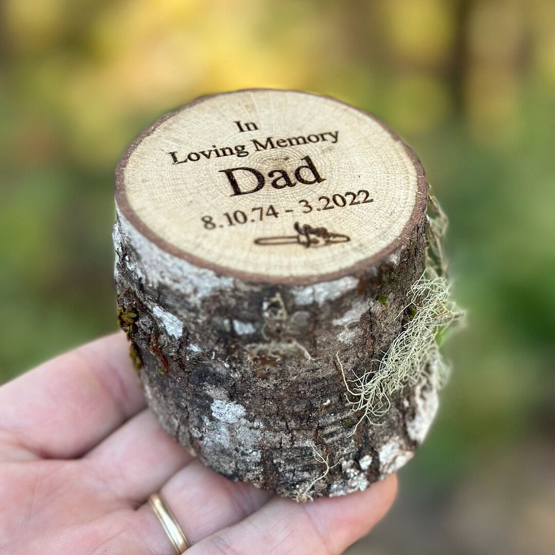 Love of Outdoors Urn, Log Sharing Urn, Logger Memorial Urn, Hiking ...