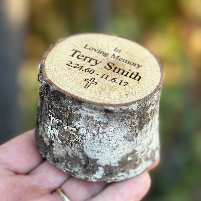 Wildlife Urn Mini Log Sharing Urn Buck Hunter Urn Keepsake - Etsy