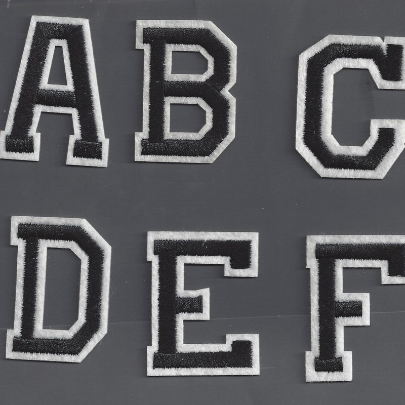 Iron on Letters - Etsy