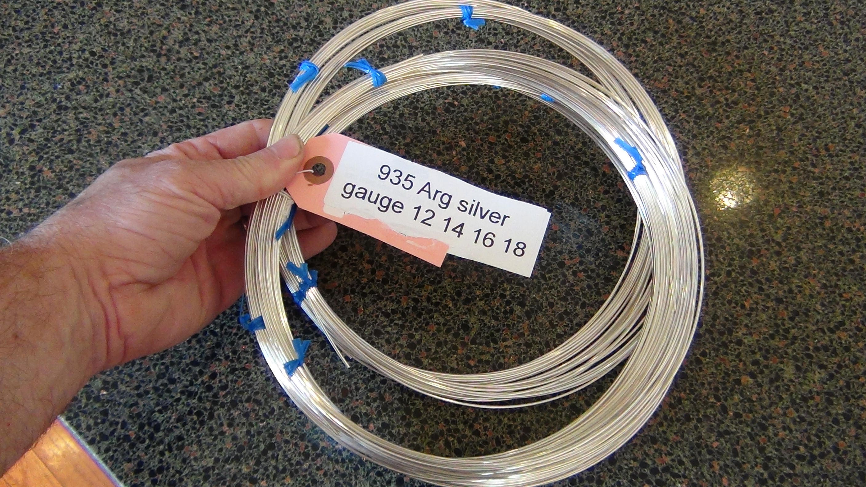 Argentium 935 Sterling Silver Spring Hard 30 Feet 12 , 14 ,16 , 18 ...
