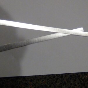 2 of Solid 999 Fine Silver Sheet Metal Strips for Colloidal Silver ...
