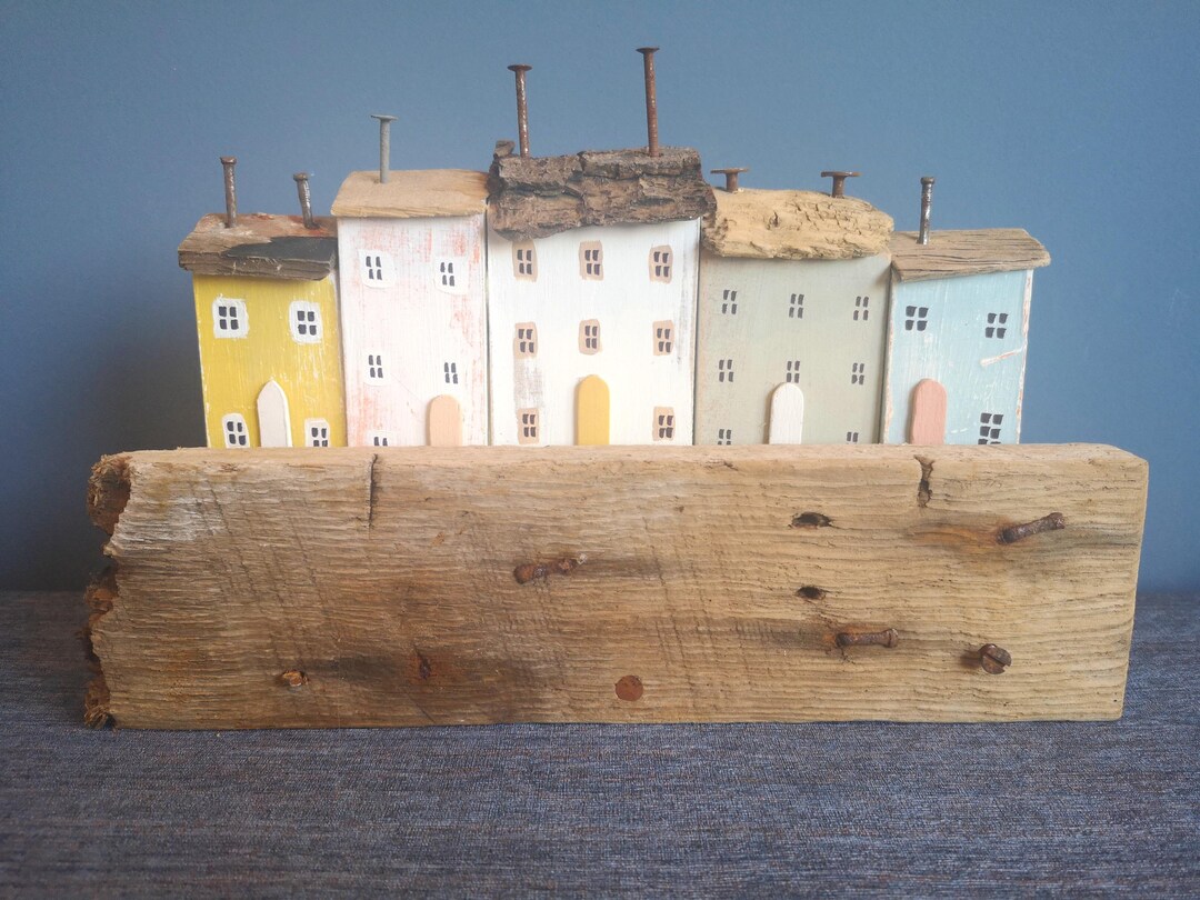 Unique Miniature Seaside Houses Handmade From Driftwood and Reclaimed ...