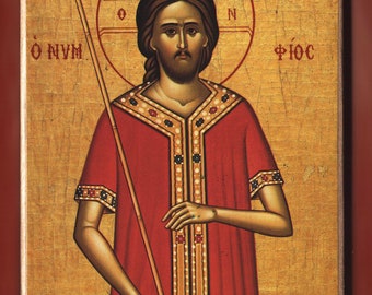 Christ the Bridegroom, Lithography on Wood, Icon, Greek Christian ...