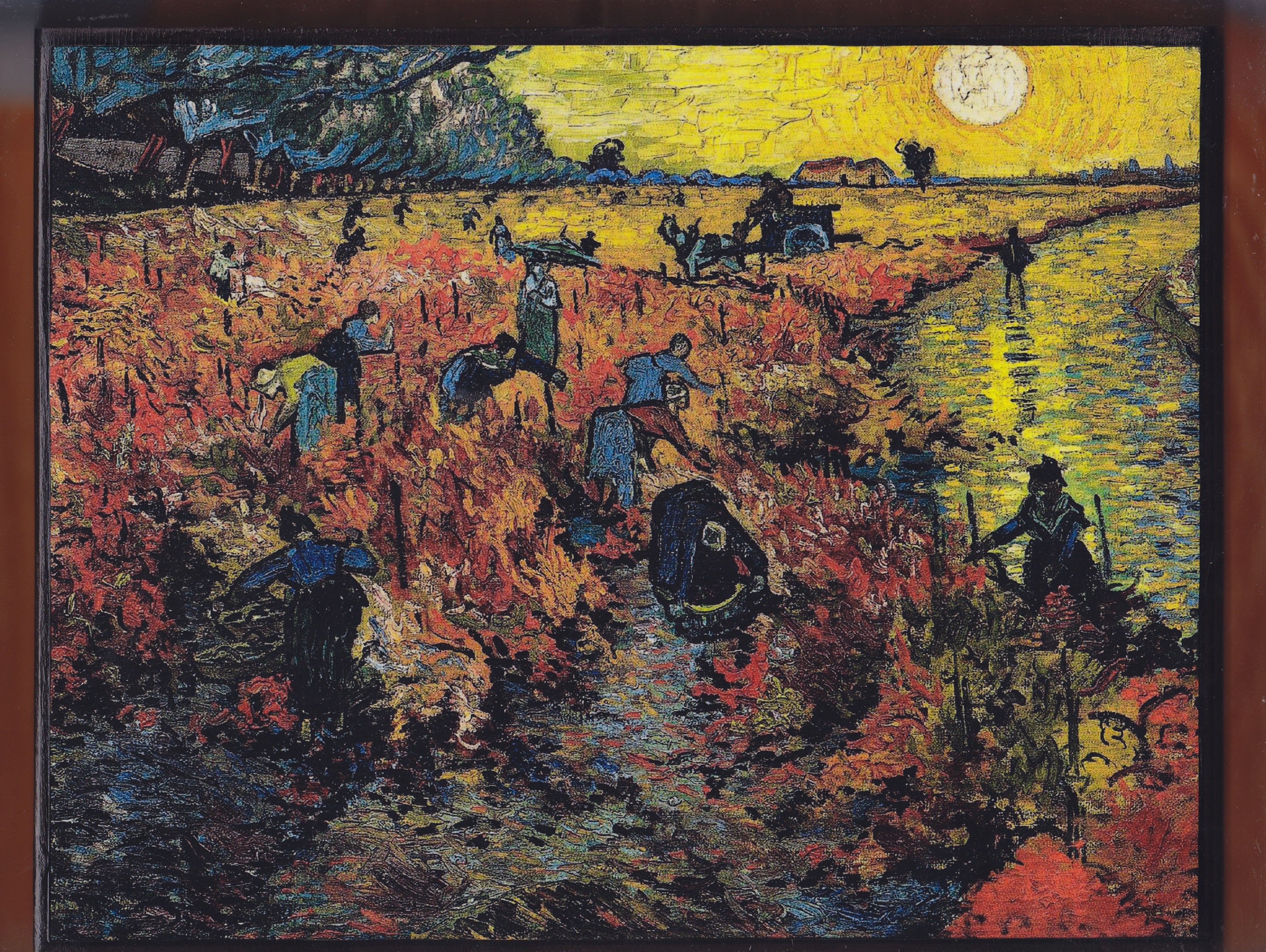Vincent van Gogh The Red Vineyard at Arles c.1888.FREE | Etsy