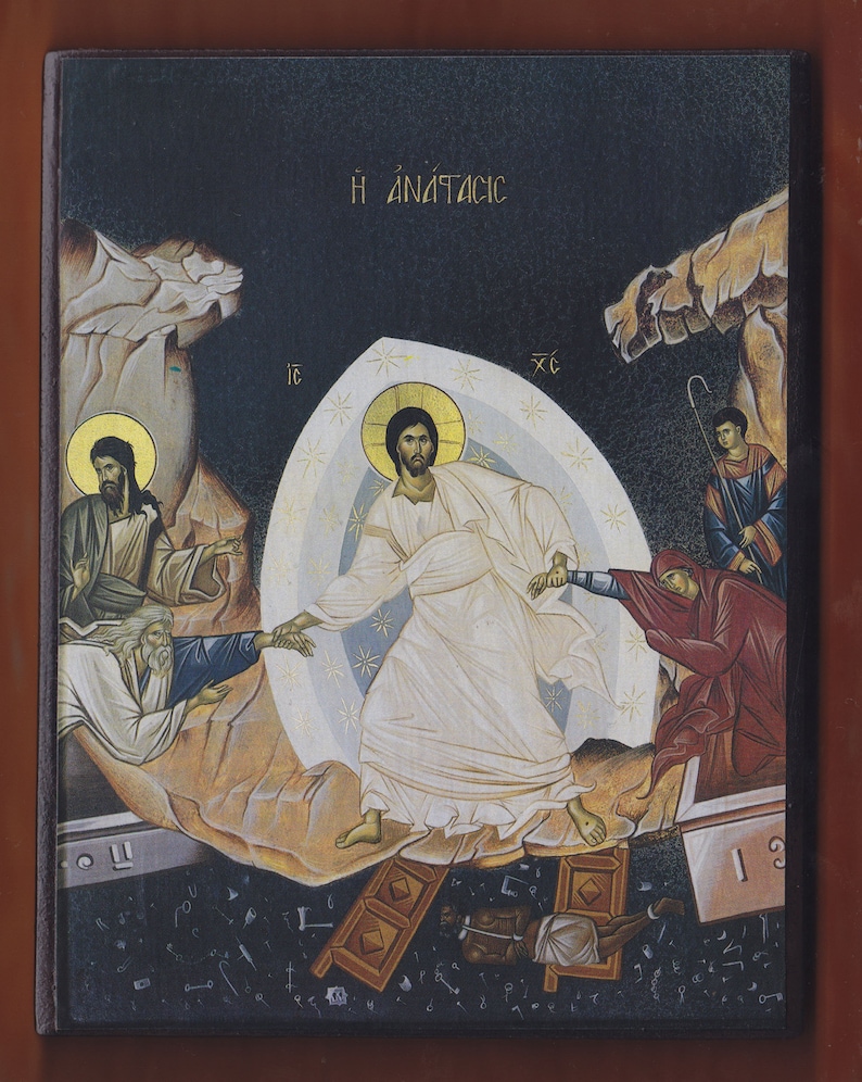 Christ's Descent into Hades.Christian orthodox icon.FREE | Etsy