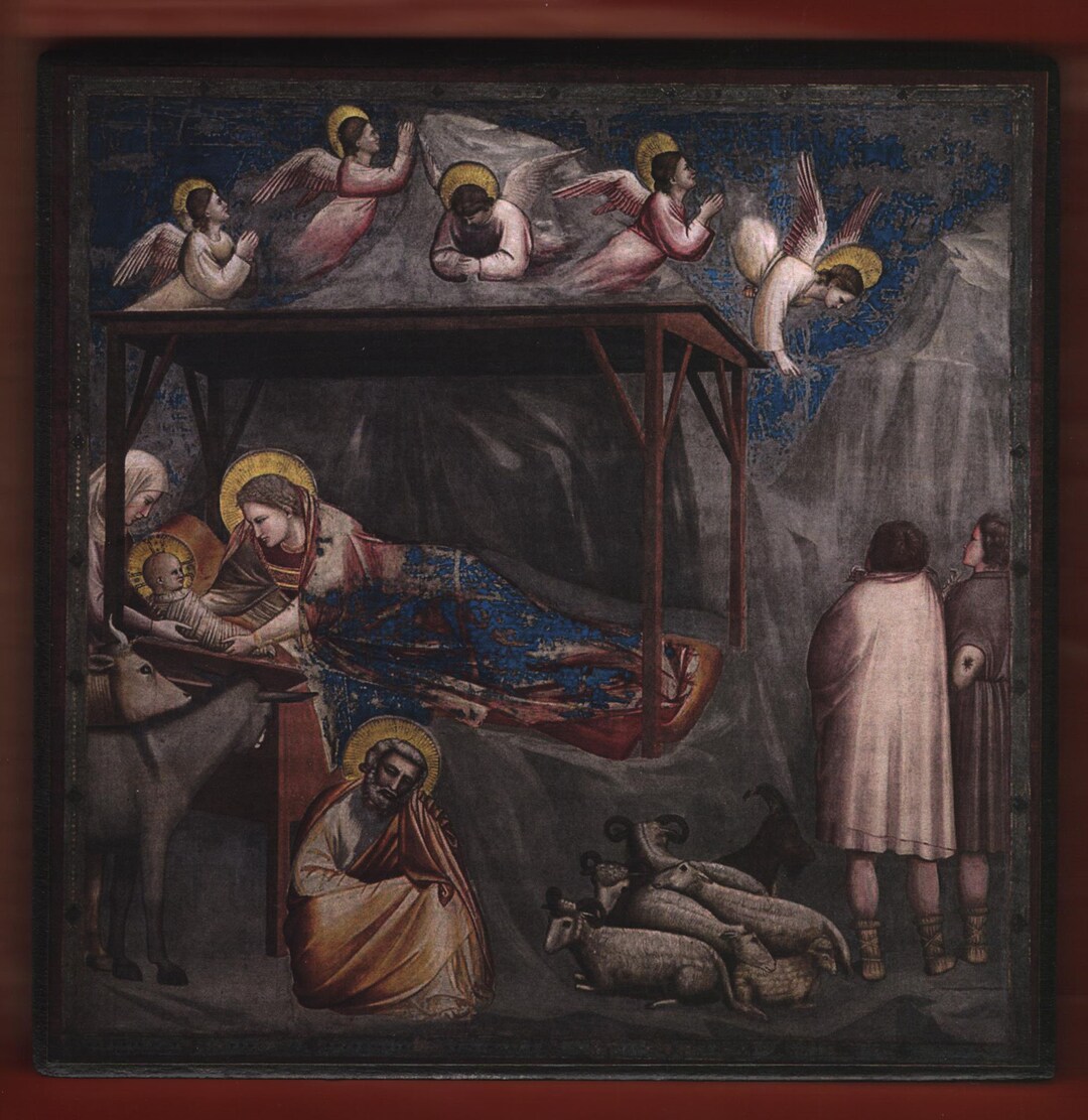The Nativity Scene Inside Padua's Scrovegni Chapel -giotto.free ...