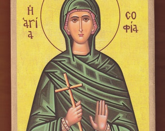 Saint Sophia Icon - Etsy
