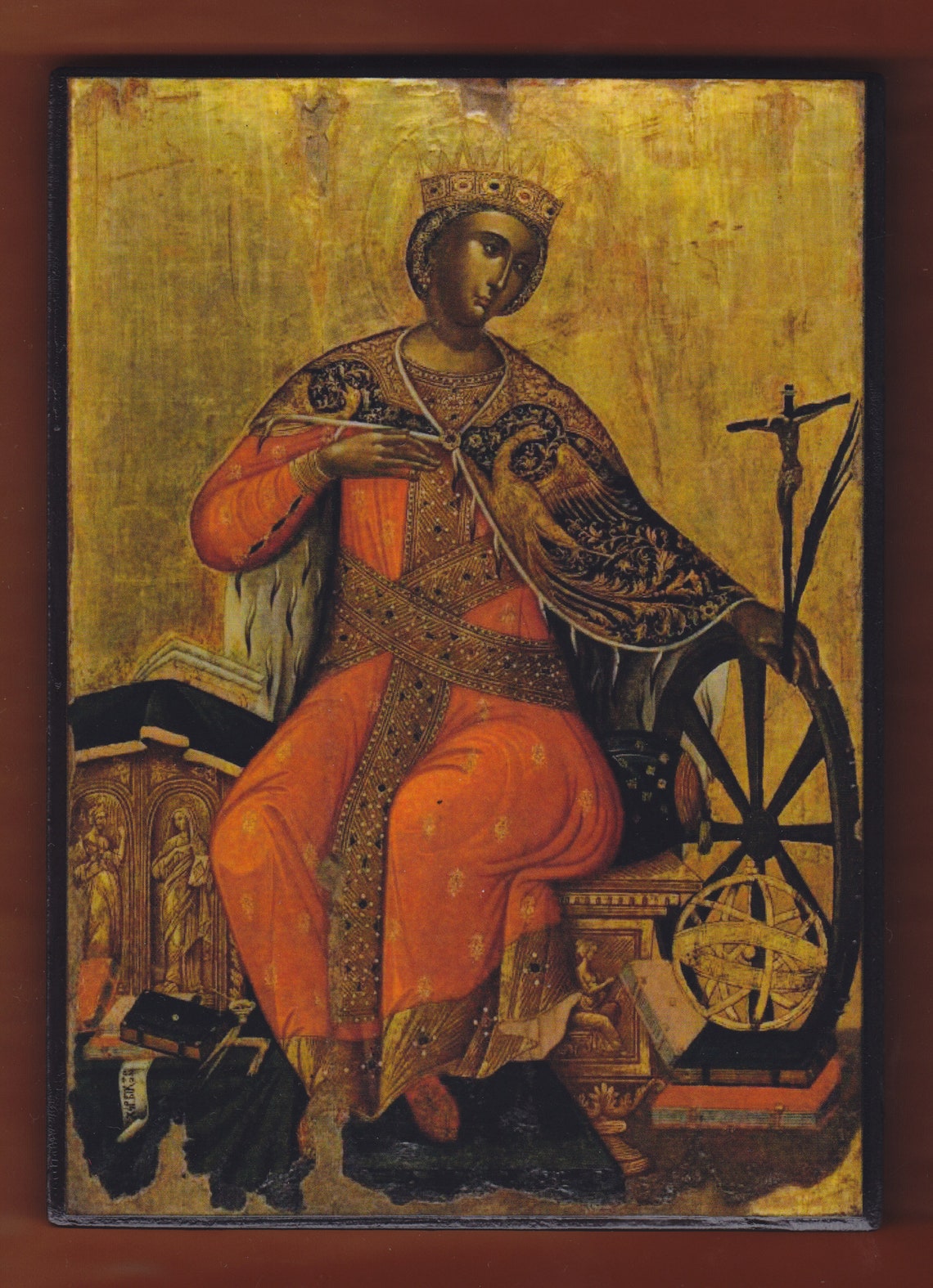 Saint Catherine.christian Orthodox Icon. FREE SHIPPING - Etsy