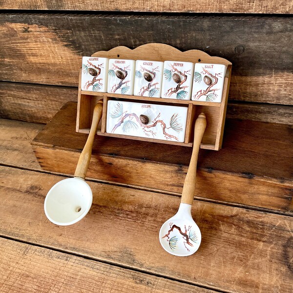 Ceramic Houses Spice Set - Etsy