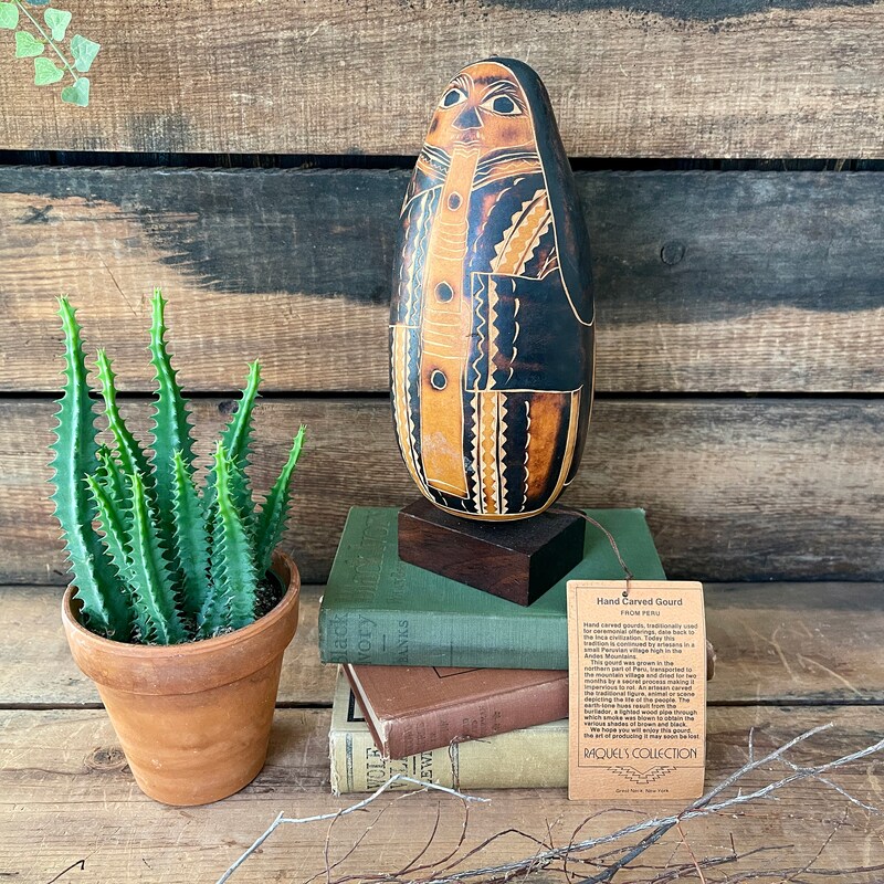 Carved Gourds - Etsy