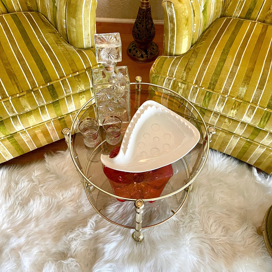 Mid Century Atomic Ceramic Ashtray, Calif USA Ceramic Pottery Ashtray ...