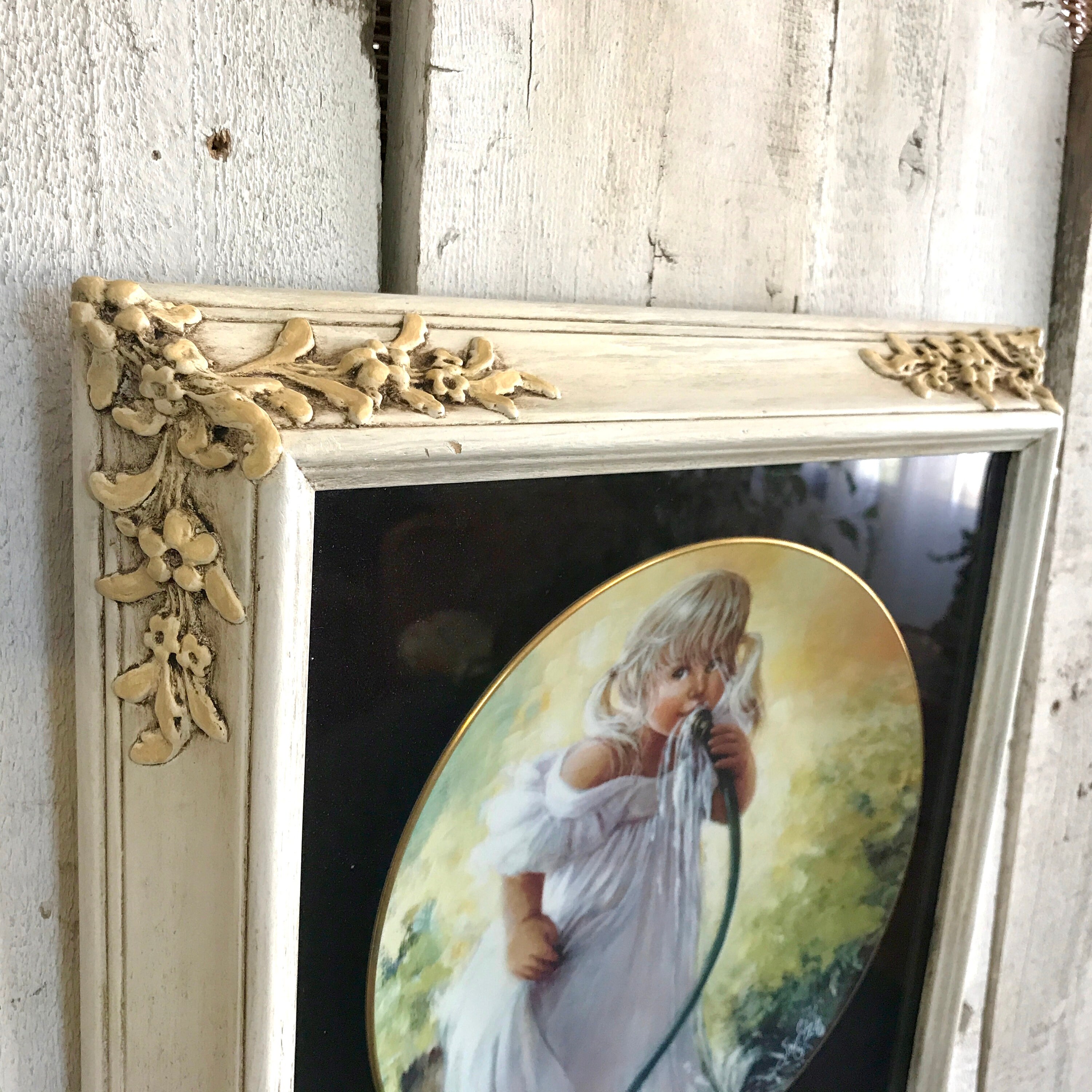 Framed Limited Edition Collector Plate Playful Memories | Etsy