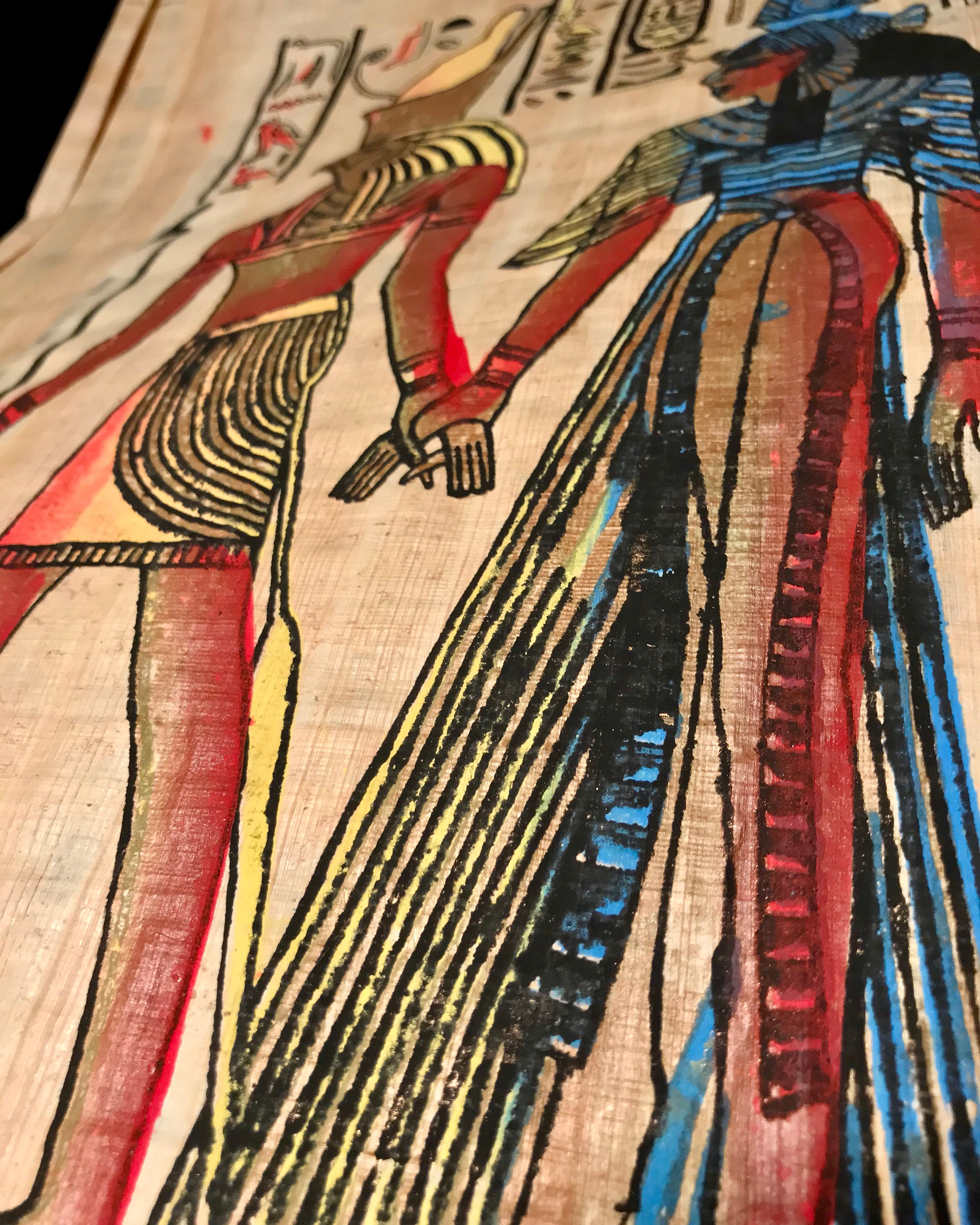 Egyptian Papyrus Paper Art 17 X 13 Hand - Etsy