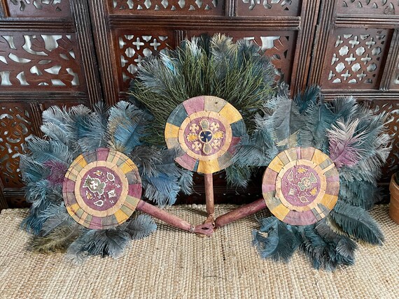 Native American Feather Smudge Fan Vintage Native American | Etsy
