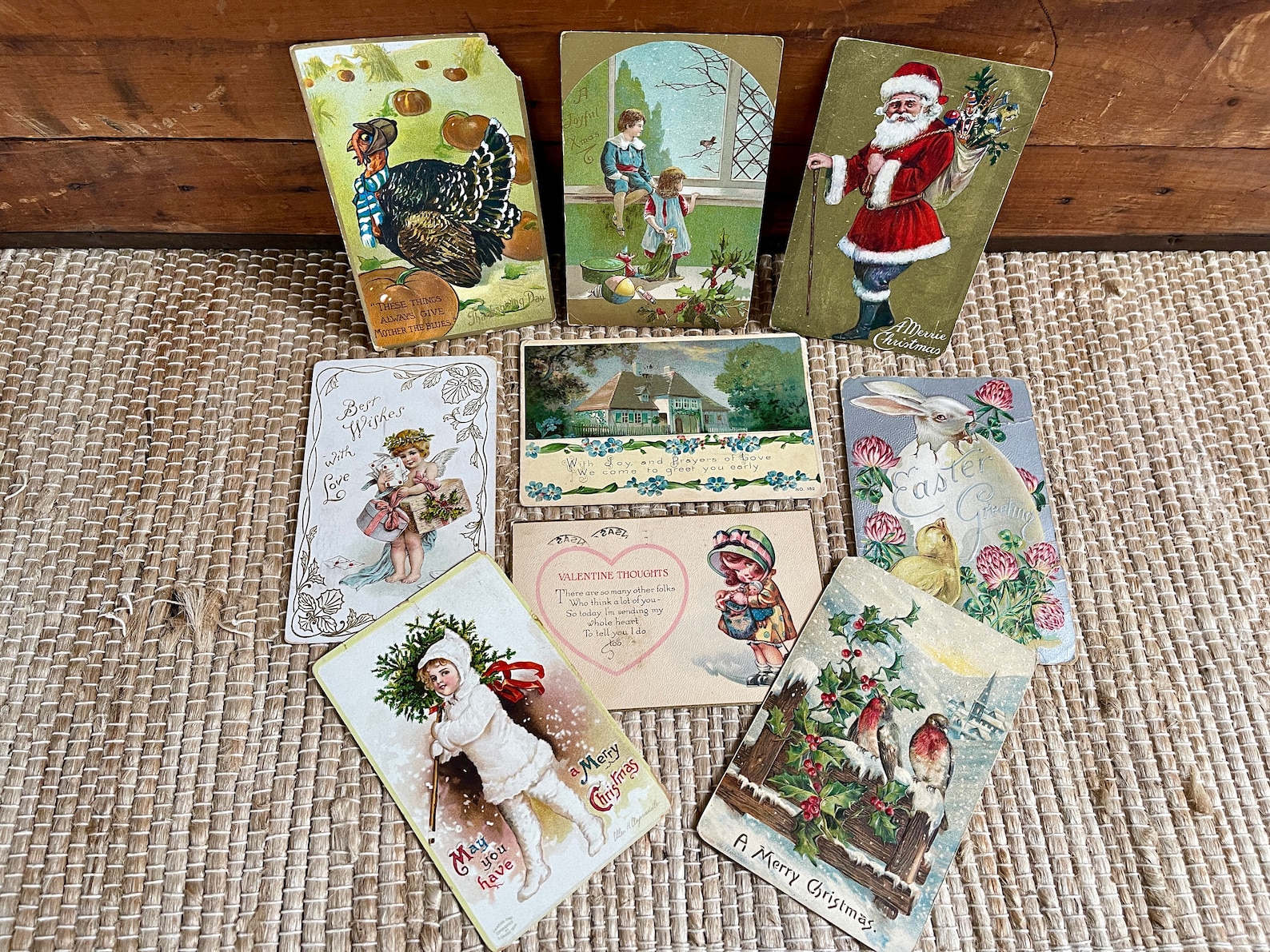 Lot of 1 Cent Postcards Early 1900s Postmarked Postage - Etsy