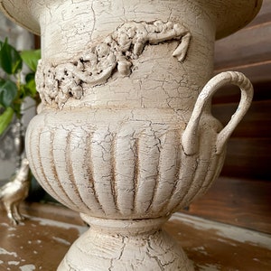Vintage Refinished Cottage Shabby Chic Loving Cup Urn Potted Plant ...
