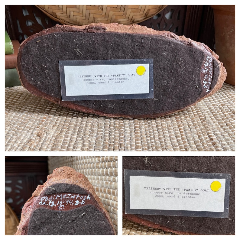 Vintage Signed Jodi McIntosh Copper Wire & Papier mache | Etsy