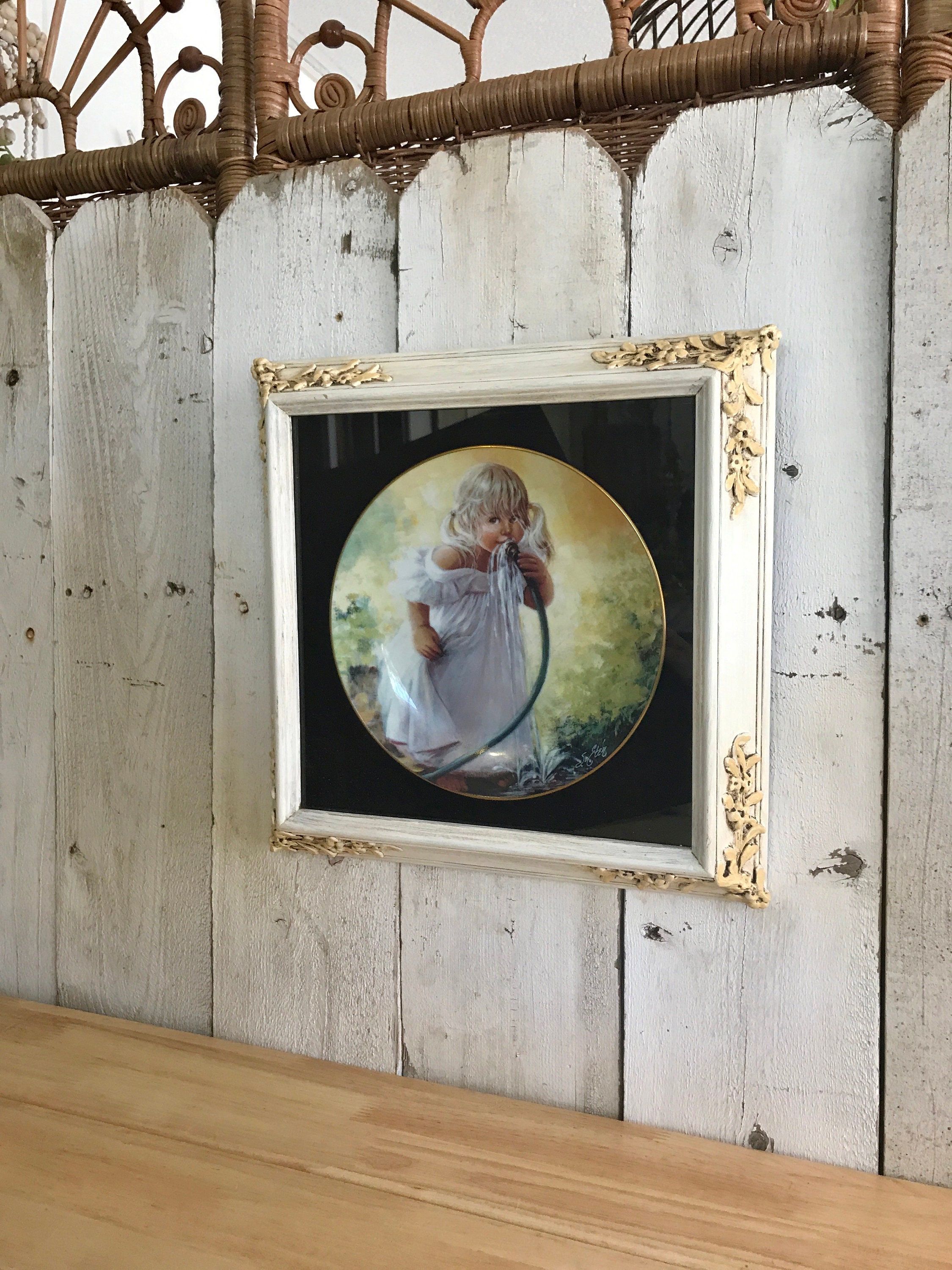 Framed Limited Edition Collector Plate Playful Memories | Etsy