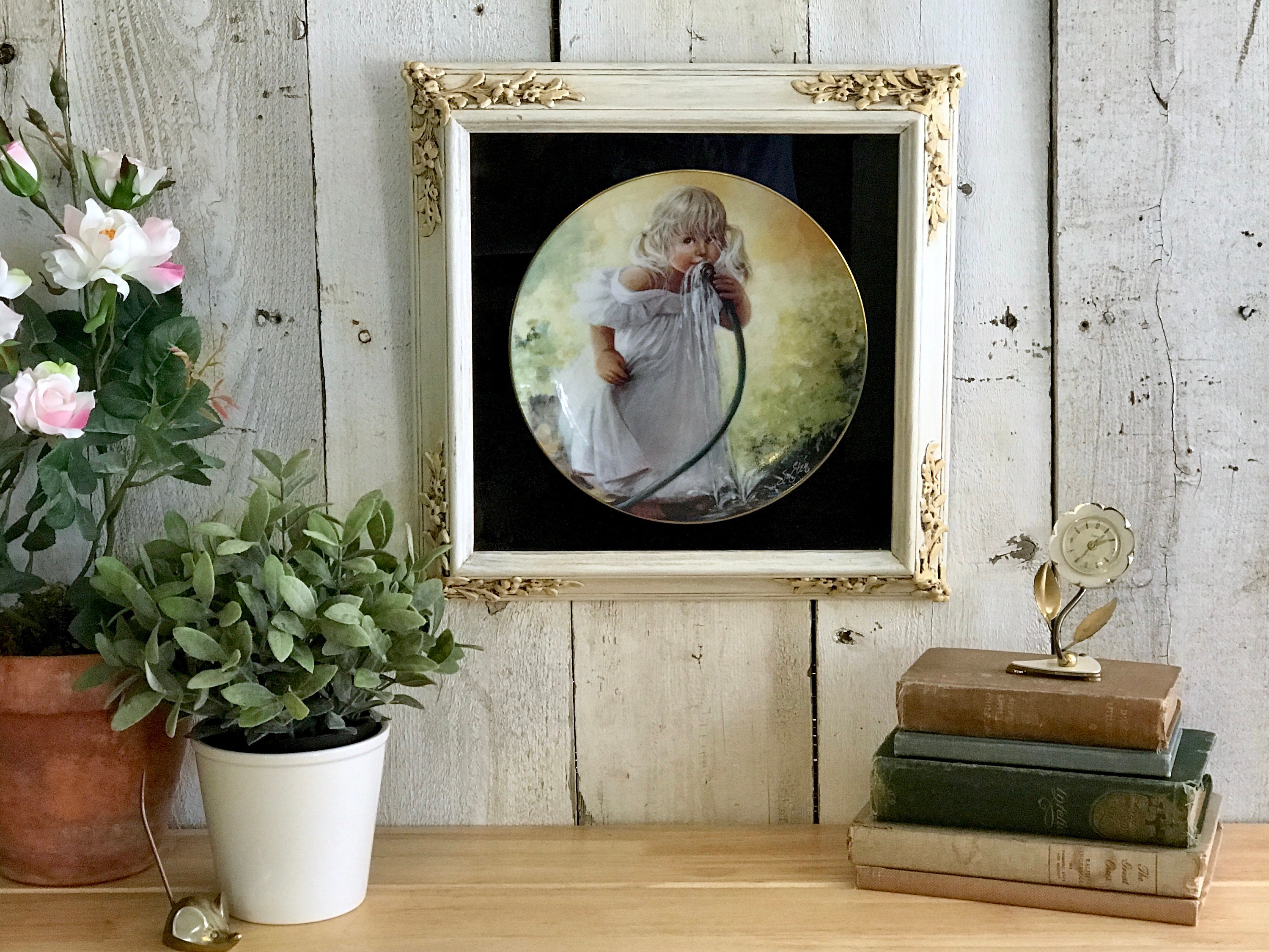 Framed Limited Edition Collector Plate Playful Memories | Etsy