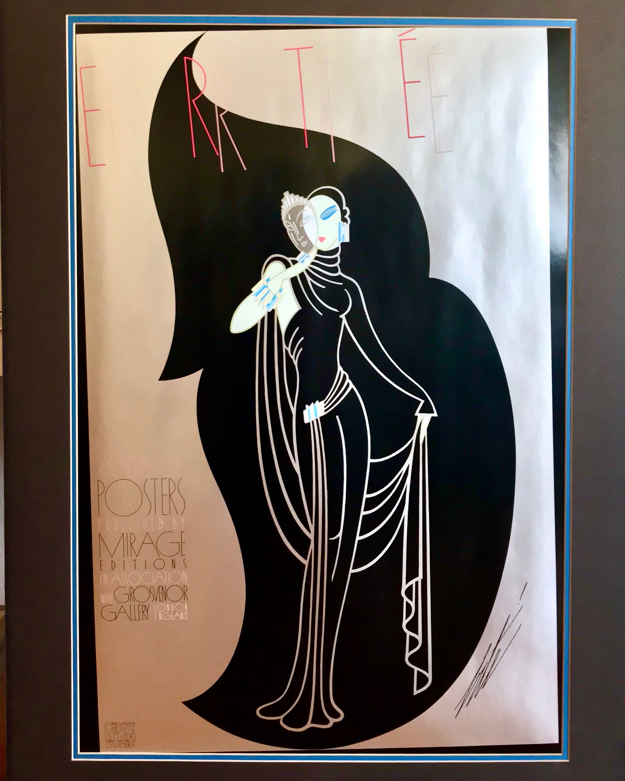 ERTE crystal Mask Mirage Editions Grosvenor - Etsy