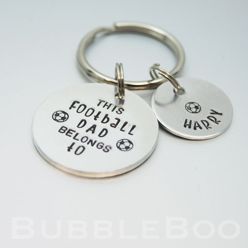 This Football Dad Belongs To... Keyring Personalised. - Etsy UK