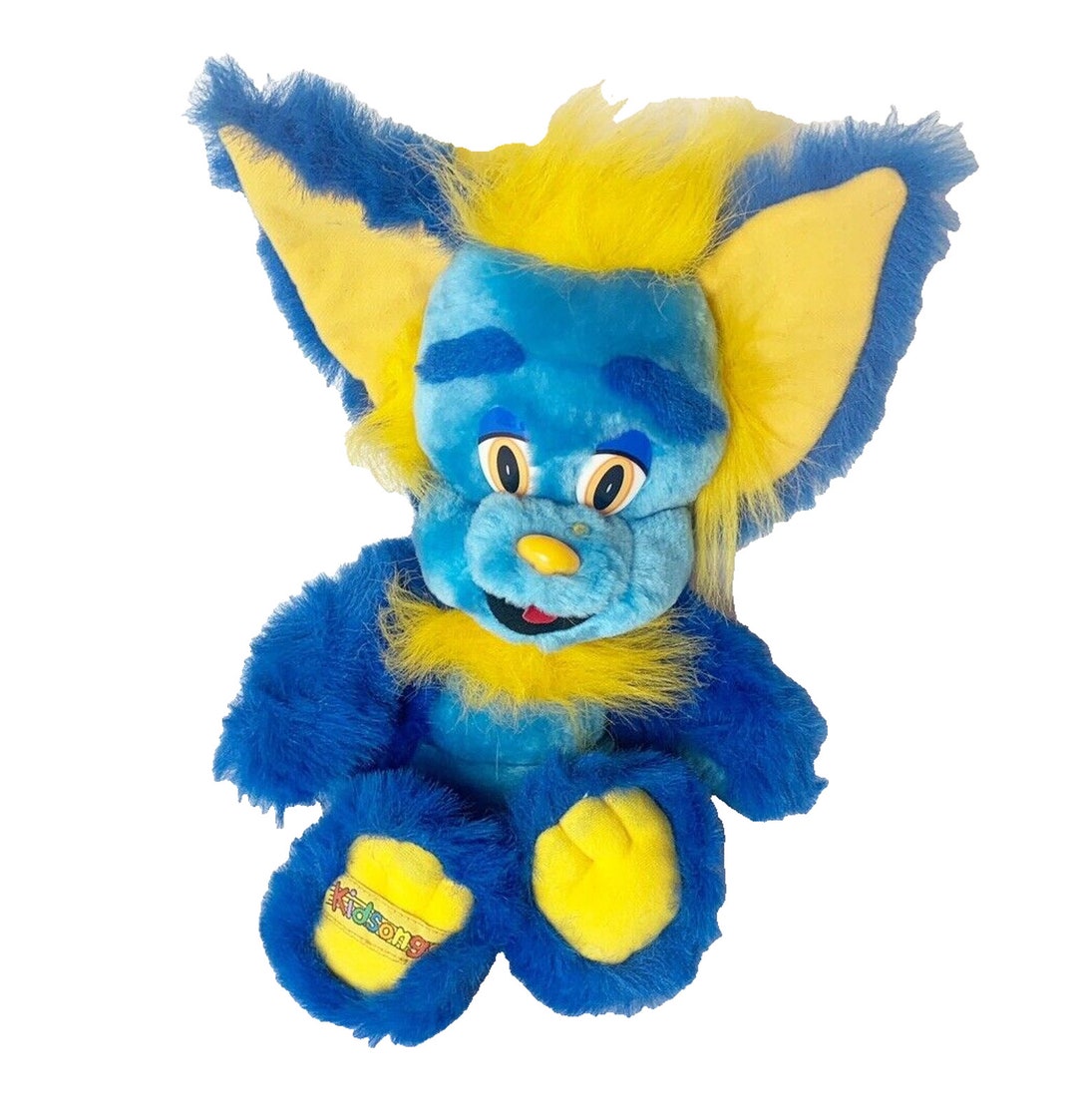 Billy Biggle Kidsongs TYCO Stuffed Blue Plush Animal Vintage 1994 15 ...