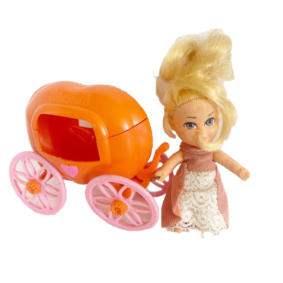 Vintage Hasbro Storykins Doll Liddle Kiddle Cinderella With Carriage ...