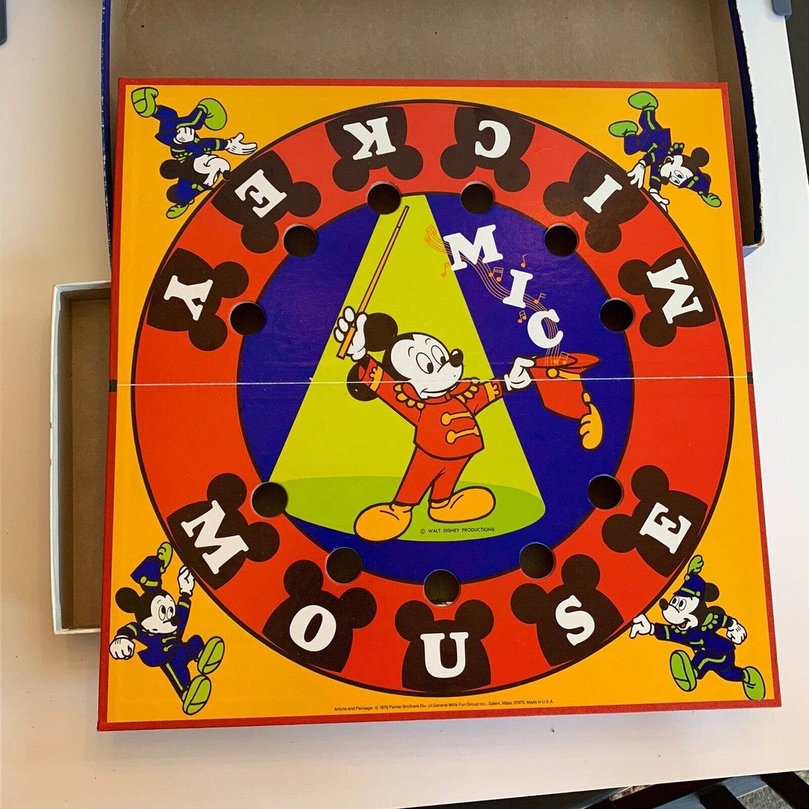 Vintage 1976 Walt Disney's Mickey Mouse Board Game Parker - Etsy