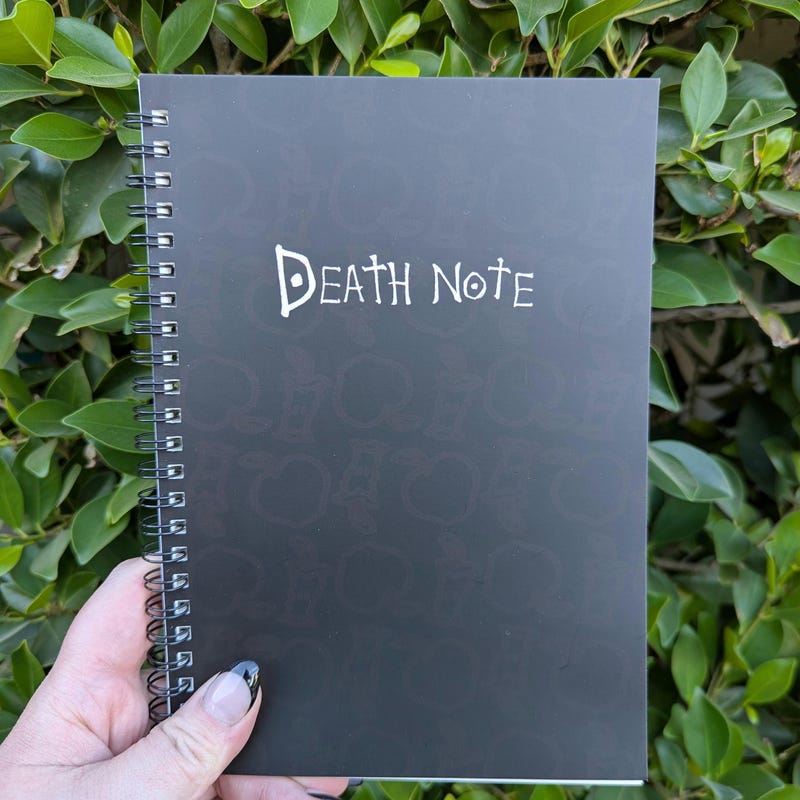 Death Note Notebook - Etsy