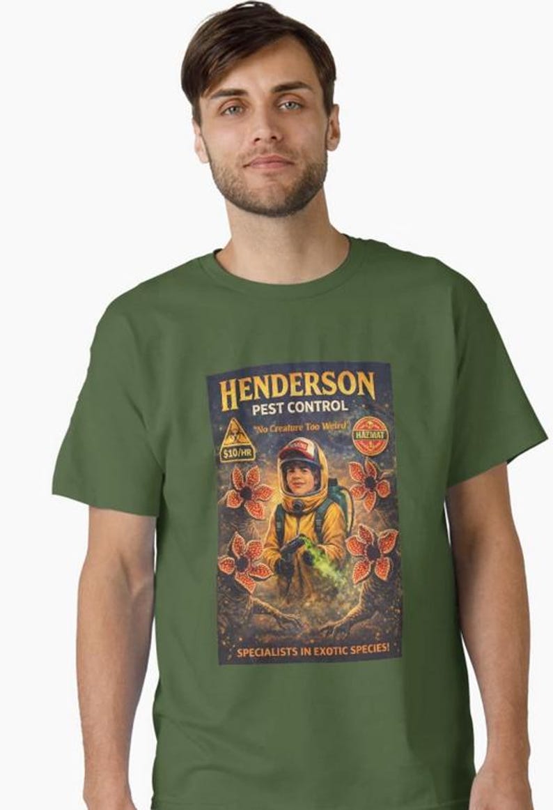 Henderson Monster Pest Control - Retro Stranger Dustin Digital Download ...