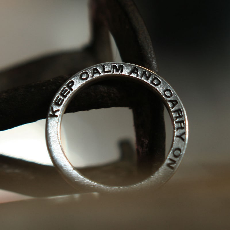 Quote Rings - Etsy