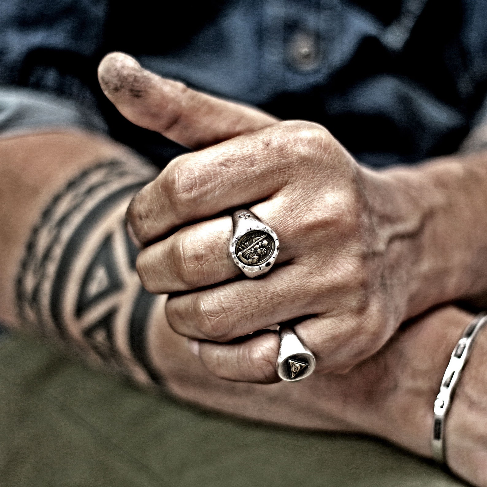 Vintage Ring Medieval Ring Carved Ring Menly Ring Mens - Etsy