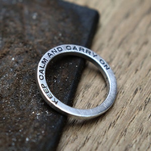Word Ring, Love Ring, Name Ring, Message Ring, Promise Ring, Quote Ring ...