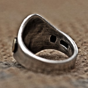 Highly Detailed St. Michael Relief Imprinted Silver Ring, Recommended ...