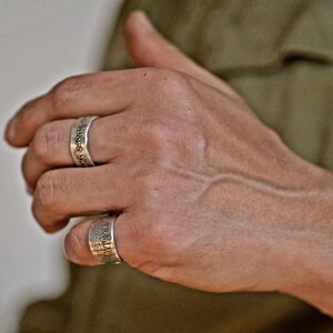 Word Ring, Love Ring, Message Ring, Promise Ring, Quote Ring, Silver ...