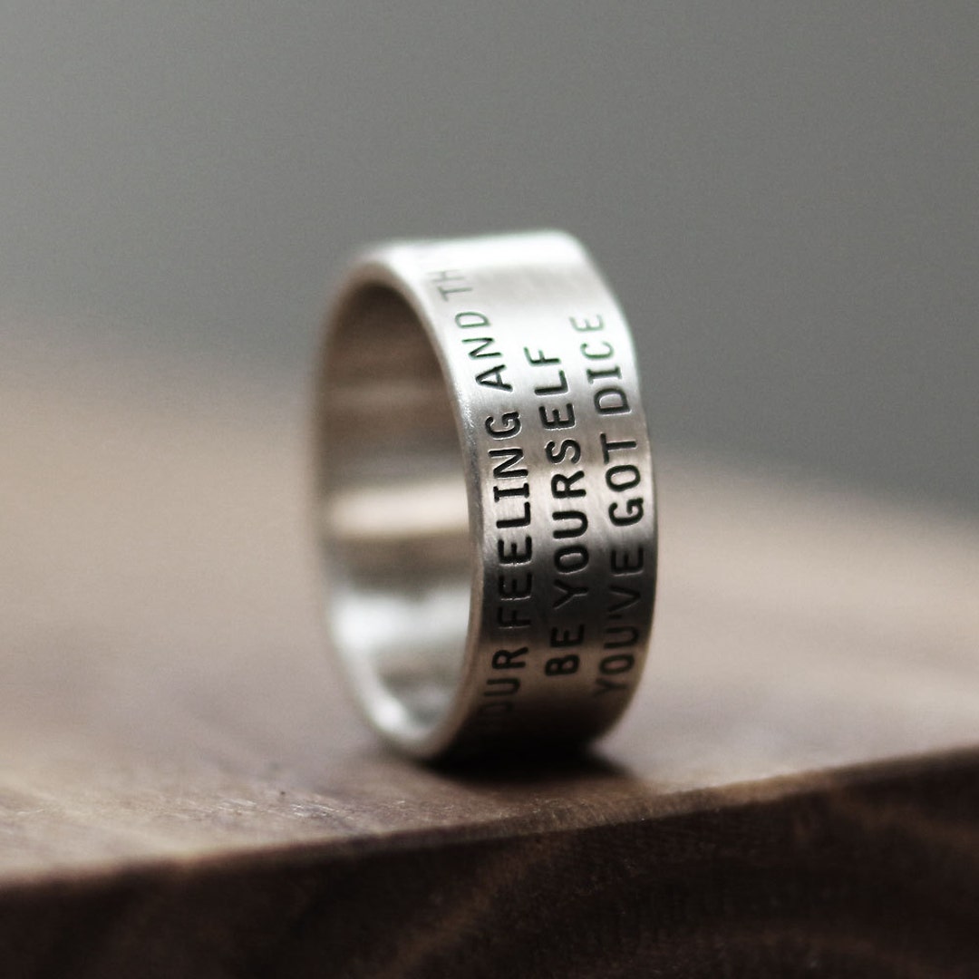 Word Ring, Love Ring, Name Ring, Message Ring, Promise Ring, Quote Ring ...