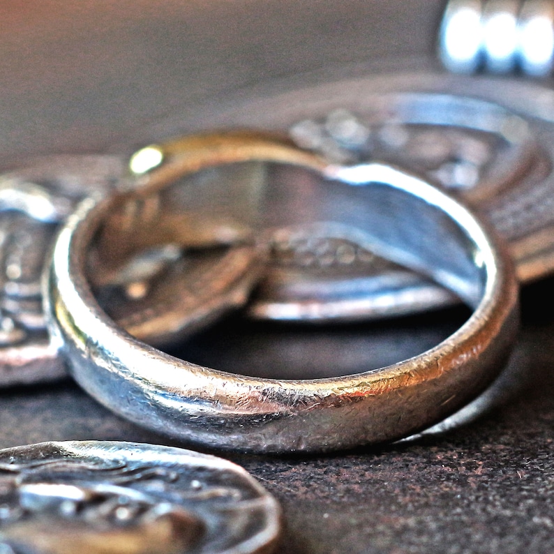 Vintage Ring Rustic Ring Carved Ring Saint Ring Signet - Etsy