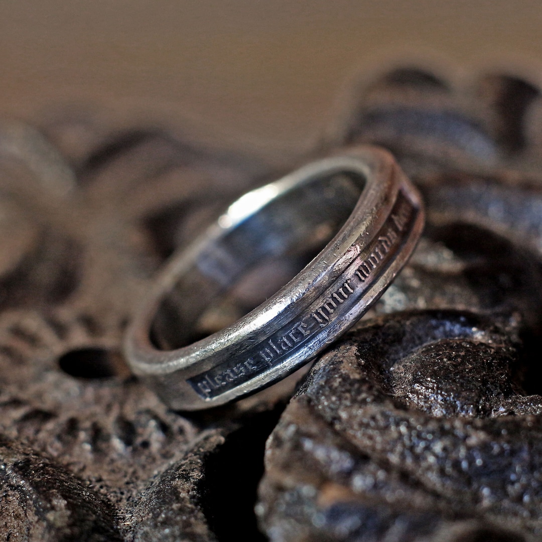Silver Ring, Vintage Ring, Menly Ring, Mens Ring, Rustic Ring, Vintage ...