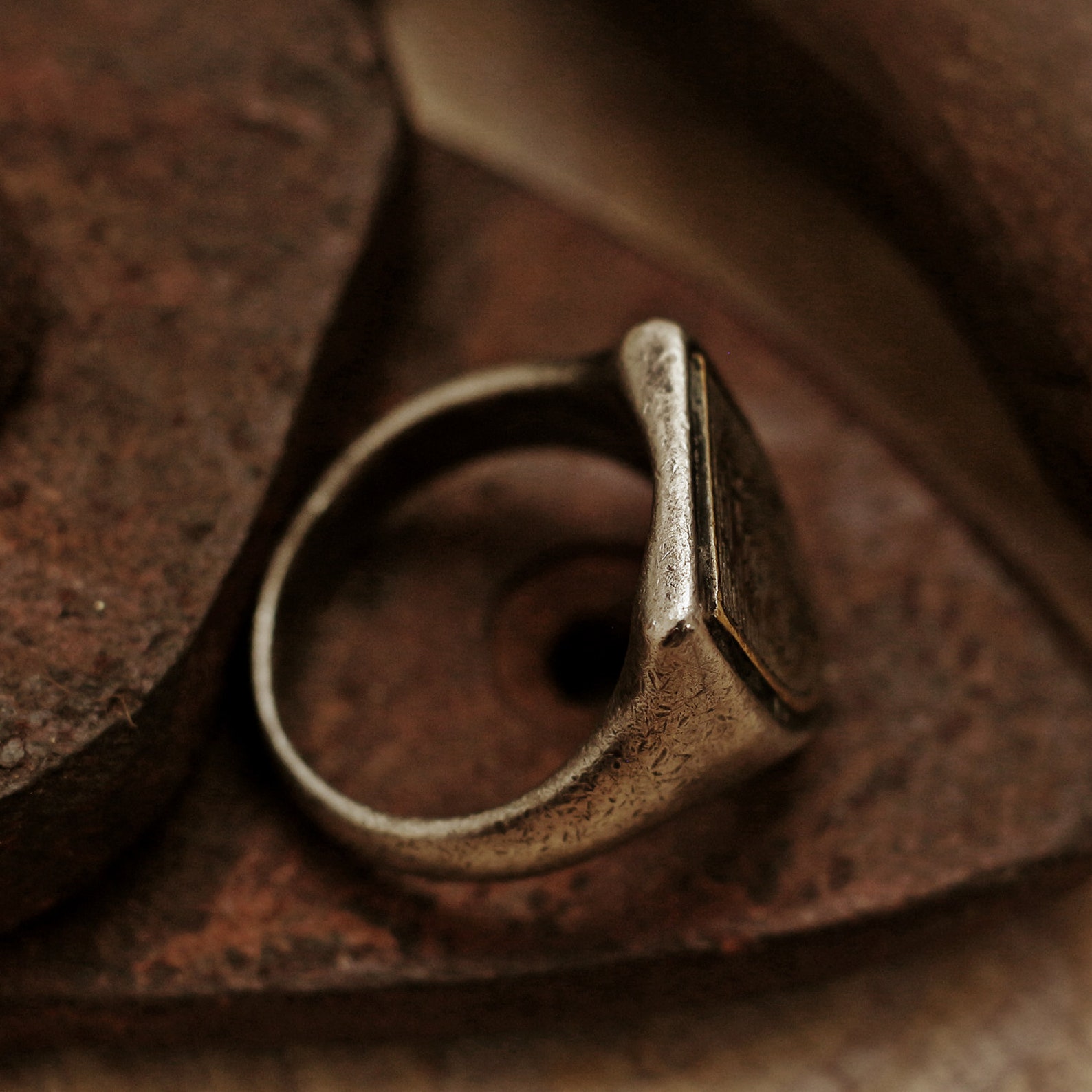 Vintage Ring Medieval Ring Carved Ring Manly Ring Mans - Etsy Canada