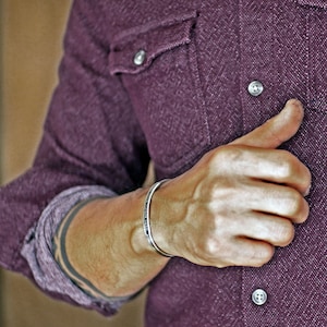 Vintage Cuff, Unique Cuff, Word Cuff, Custom Cuff, Manly Cuff, Hand ...