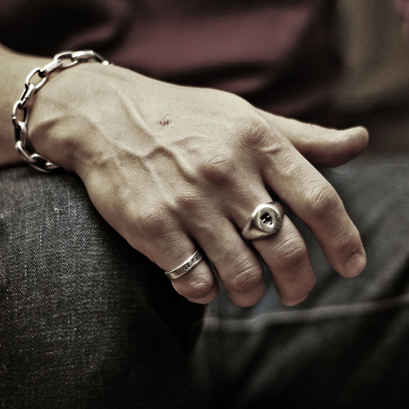 Wax Seal Ring Vintage Ring Rustic Ring Bulky Ring Menly - Etsy