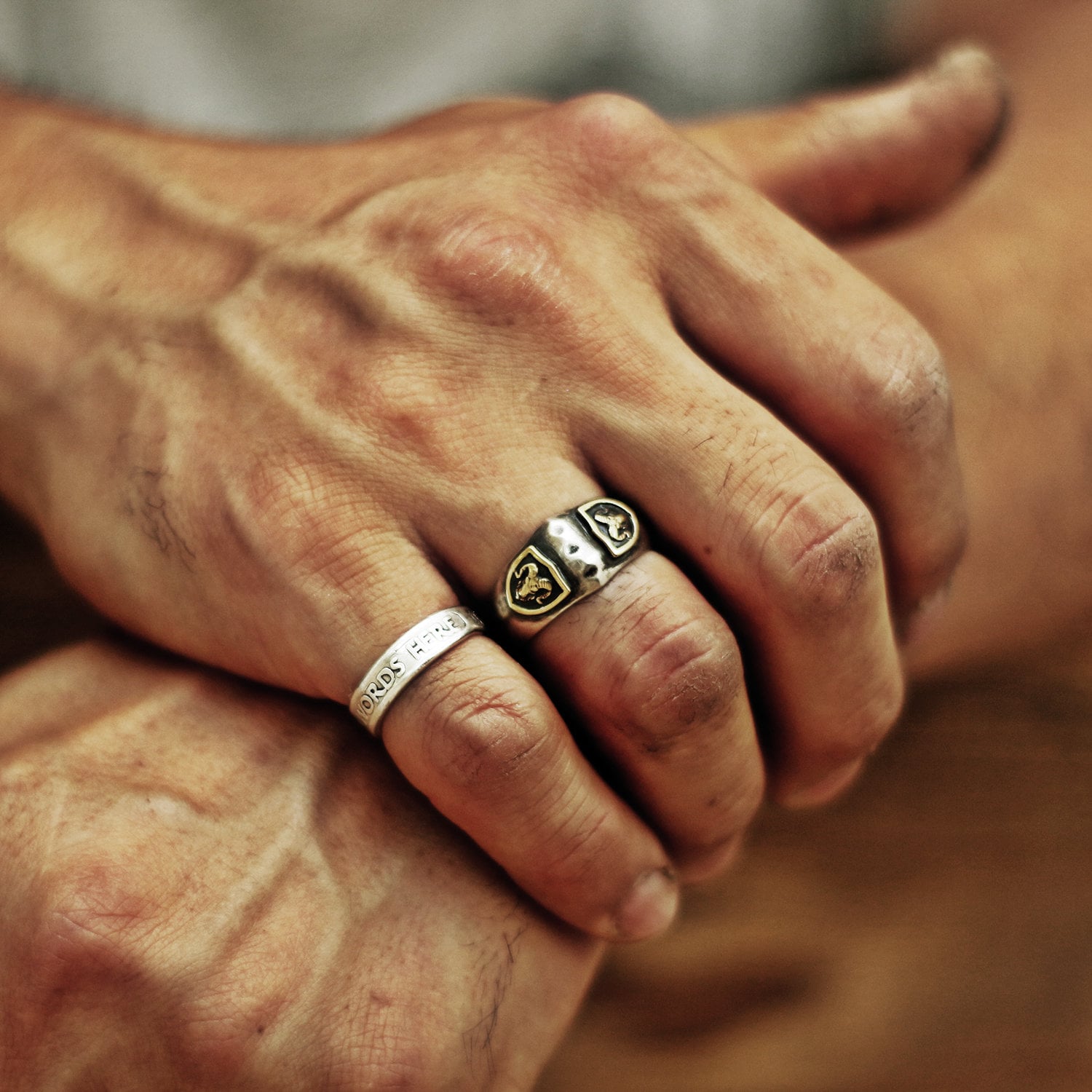 Vintage Ring Medieval Ring Raised Ring Menly Ring Mens | Etsy