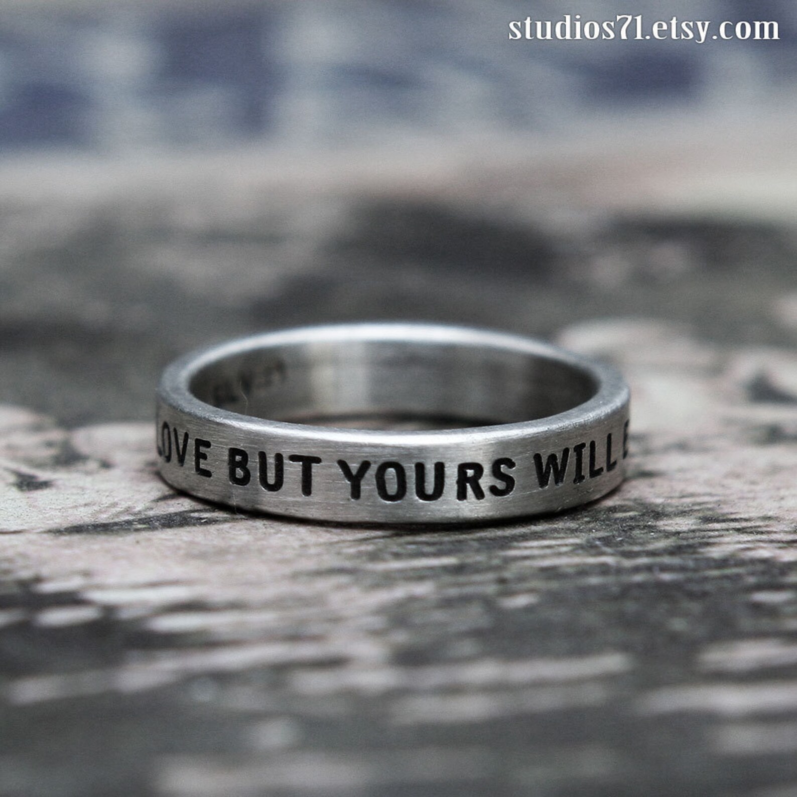 Word Ring Love Ring Name Ring Message Ring Promise Ring - Etsy Australia