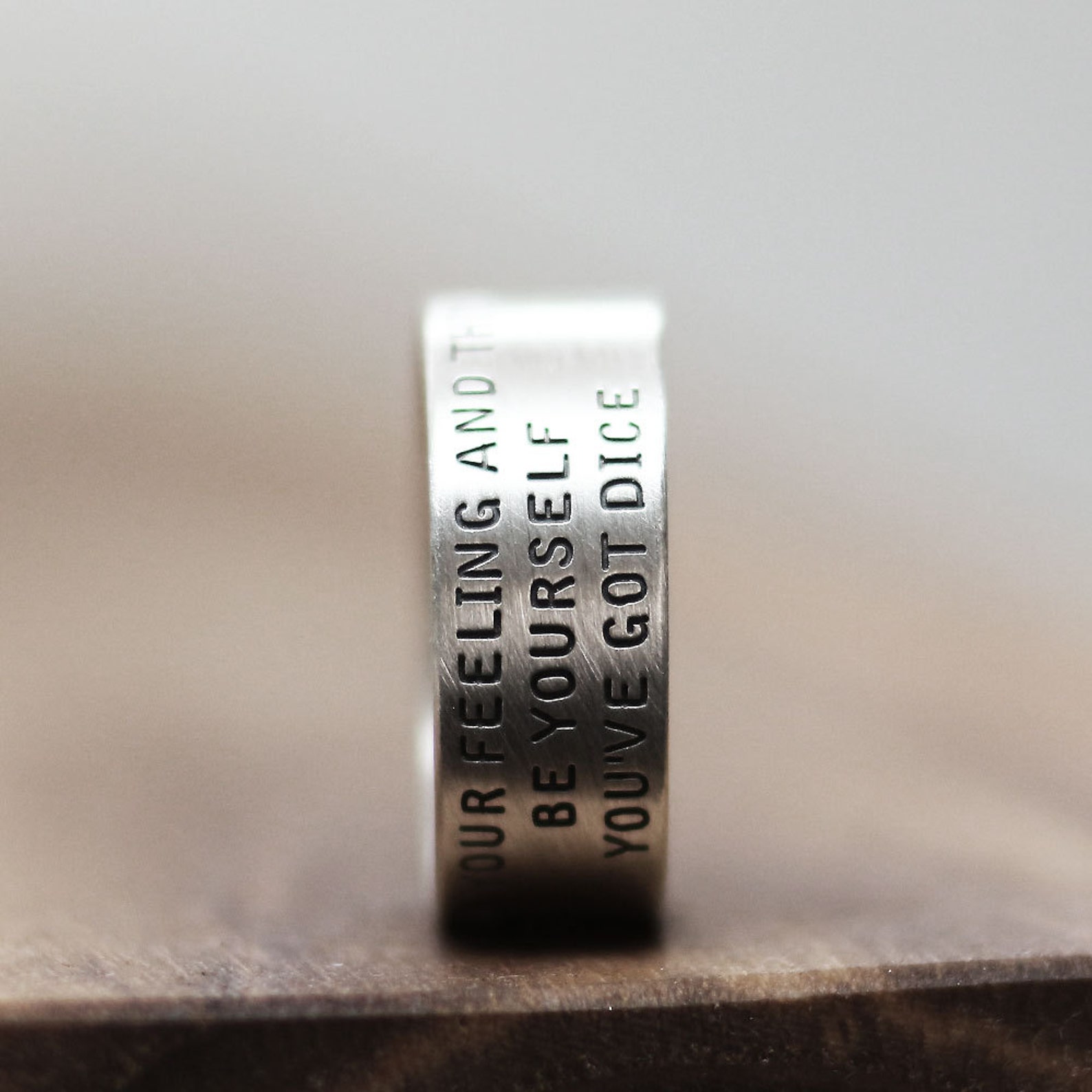 Word Ring Love Ring Name Ring Message Ring Promise Ring - Etsy