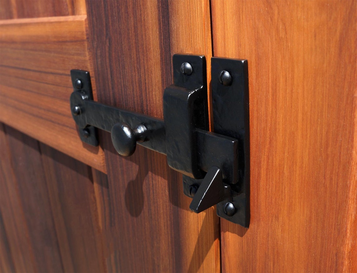 7.5 Iron Gate Latch Drop Bar Solid Cast Iron | Etsy Australia