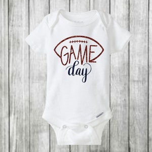 Game Day Onesie Football Baby Girl Boy Fall Football Ready - Etsy