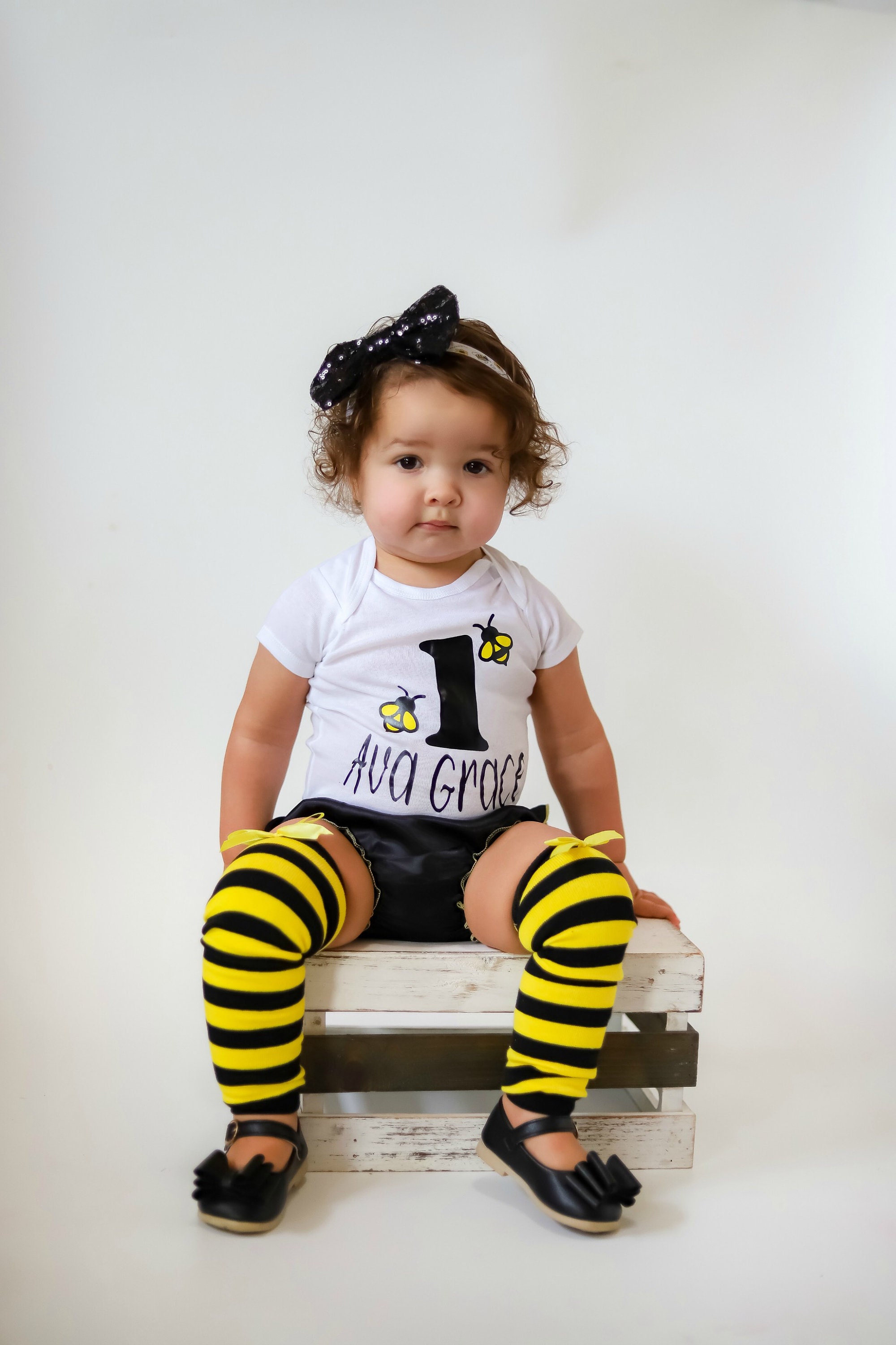 Bumblebee First Birthday Number One Onesie With Name Optional | Etsy