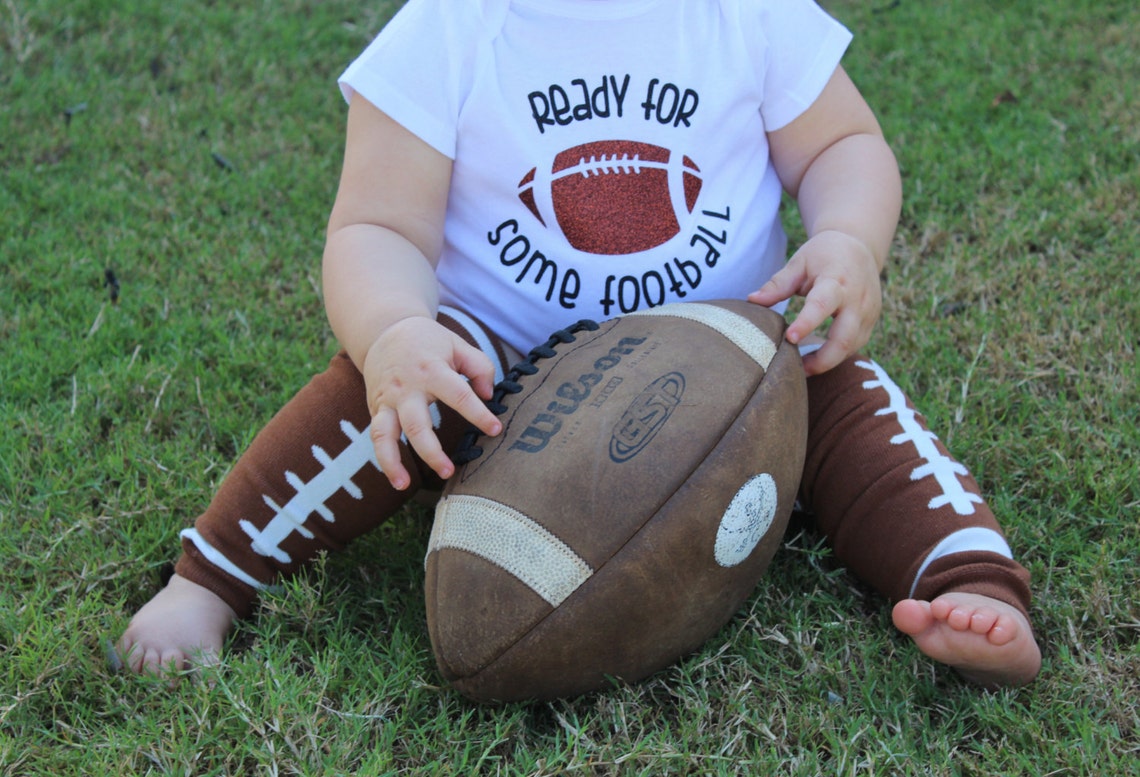 Ready for Some Football Baby Onesie Available in Glitter or | Etsy