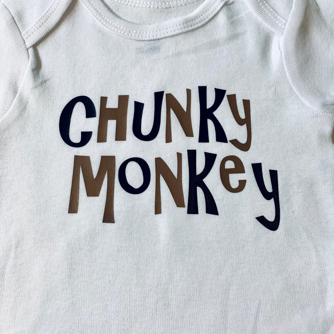 Chunky Monkey Baby Boy Baby Girl Adorable Onesie Big Baby | Etsy
