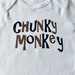 Chunky Monkey Baby Boy Baby Girl Adorable Onesie Big Baby - Etsy